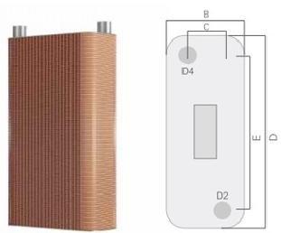 China Air Conditioning Ventilation Brazed Plate Heat Exchanger for sale