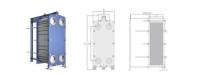 China B200H Series Gasketed Plate Heat Exchanger SUS316L For Chemical Industry for sale