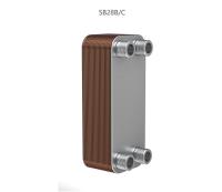 China Petrochemical Industries Brazed Plate Heat Exchanger For Heating Cooling for sale