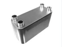 China Male Thread SAE Flange Brazed Plate Heat Exchanger For Fruit Juice Industry for sale