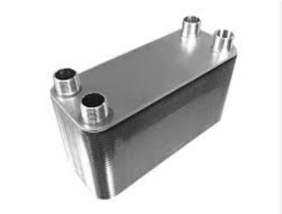 China Male Thread SAE Flange Brazed Plate Heat Exchanger For Fruit Juice Industry for sale