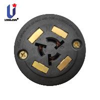 China 0-480V Wide Voltage Rotatable Twist Lock Dimming Receptacle 5P 7P Extended Rotatable Version for sale