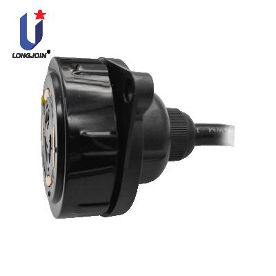 China External Mounting Dimming Receptacle Waterproof Directional 7P Street Lamp Arm With Hanging Cable Version for sale