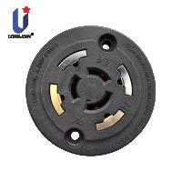 China NEMA Socket Waterproof Twist Lock Dimming Receptacle NEMA 7P 5P 15A High Current Load for sale