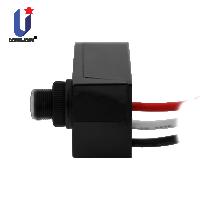 China Small Buckle Type Direct Wire In Thermal Photocontrol Traditional Button Type Adjustable Lux Threshold for sale