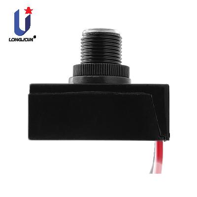 China Small Buckle Type Direct Wire In Thermal Photocontrol Traditional Button Type Adjustable Lux Threshold for sale