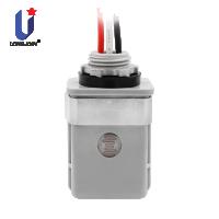 China Add A Rotating Handle For Directional Tracking Conduit Wire In Electronic Photocontrol Adjustable Lux Threshold for sale