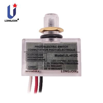 China Adjustable Lux Threshold Miniature Improved Electronic Direct Wire In Photocontrol Micro Advanced Version for sale