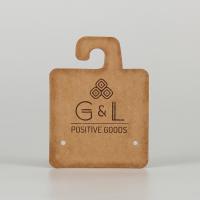 China Customized Printing FSC Certified Kraft Paper Cardboard Hanger Display Tag For Wrist for sale