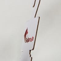 China Custom Logo Printing Paper Cardboard Hanger Display Tag For Ties Silk Scarf for sale
