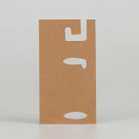 China Sustainable Custom Kraft Paper Cardboard Hangers For Sunglasses Eco Friendly for sale