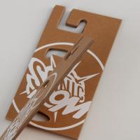 China Sustainable Custom Kraft Paper Cardboard Hangers For Sunglasses Eco Friendly for sale