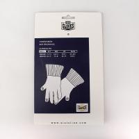 China Custom Recycled Paper Hangers Paper Cardboard Hangers For Hanging Gloves for sale