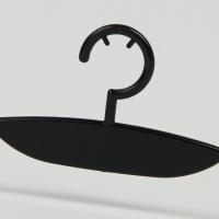 China Customized Logo Black Plastic Hanger Female Bra And Underwear Hanger for sale