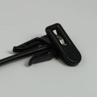 China Customized Logo Black Plastic Hanger Female Bra And Underwear Hanger for sale