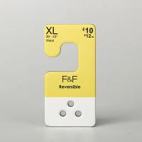 China FSC Paper Custom Recycled Paper Belt Hanger for Environmentally-Friendly Packaging for sale