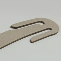 China Recycled Custom Printing Thick Cardboard Paper Hanger Lingerie Hanger for sale