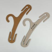 China Recycled Custom Printing Thick Cardboard Paper Hanger Lingerie Hanger for sale