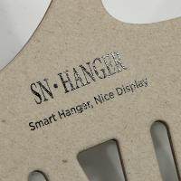 China Thick Natural Cardboard Paper Lingerie Hanger Recycled Sustainable Custom Logo for sale