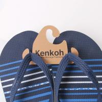 China 2mm Thick Flip Flops Recycled Cardboard Hangers With Kraft Paper for sale