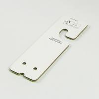 China Custom Printing Belt Card Hanger Paper Recycled Sustainable Die-Cut Techniques FSC for sale