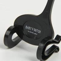 China Custom Logo Plastic Black Shoe Footwear Flip-Flops Hanger for sale