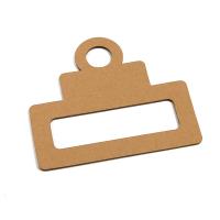 China Sustainable Recycled Kraft Paper Cardboard Hanger for Duster Cloth Cleaning Cloth for sale