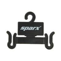 China Custom Logo Black Plastic Footwear Hanger For Displaying Sandals Flip-flops for sale