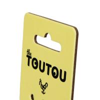 China Custom Logo Printing Hard Cardboard Paper Hanger For Pet Accessories for sale
