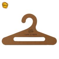 China Custom Printing Kraft Paper Cardboard Hangers For Pet Clothes for sale
