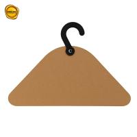 China Custom Cardboard Hanger With Plastic Hook For Pet Clothing for sale