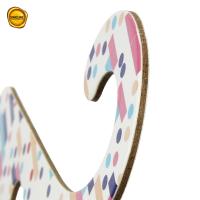 China Custom Full Printing Cardboard Hangers For Kids/ Pets Clothes for sale