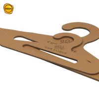 China Custom Printing Kraft Paper Cardboard Hangers For Pet Clothes for sale