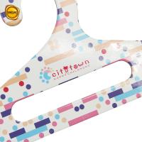 China Custom Full Printing Cardboard Hangers For Kids/ Pets Clothes for sale