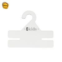China 2.95mm Custom Size Cardboard Hangers For Kids Clothing for sale