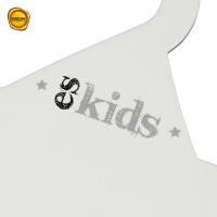 China 2.95mm Custom Size Cardboard Hangers For Kids Clothing for sale