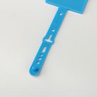 China Heavy Duty Fashionable Blue Plastic Belt Hangers For Stores for sale