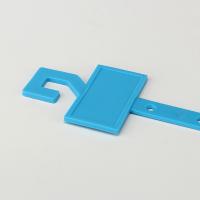 China Heavy Duty Fashionable Blue Plastic Belt Hangers For Stores for sale