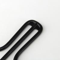 China Living Room 90mmx195mm Black Plastic Shoes Hanger For Slippers for sale