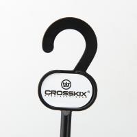 China Living Room 90mmx195mm Black Plastic Shoes Hanger For Slippers for sale