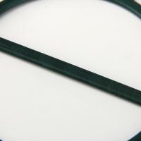 China 3mm Thick 9.7g Standard PE Black Plastic Hanger For Scarves for sale