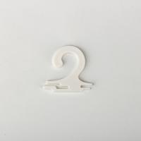 China 25x25mm PE Socks Header Small Plastic Hooks OEM Logo for sale