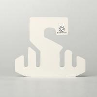 China Custom Made Hangers 3mm Thick Cardboard Hangers For Flip Flop for sale