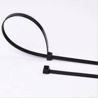 China 2.5mmX150mm Self Locking Nylon Cable Zip Ties Black PA66 6 Inch Cable Ties for sale