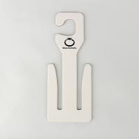 China White Paper Matt Finish Die Cut Long Cardboard Hangers For Sandal for sale