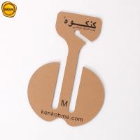 China Custom Logo Eco Friendly Shoes Cardboard Hangers For Slippers for sale