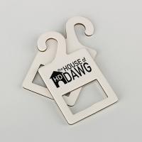 China Custom 49mmx90mm Paper Display Hangers For Pet Collar for sale