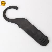 China 30mm*160mm Black 2.5mm Plastic Belt Hook For Shop Display for sale