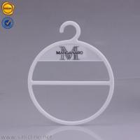 China 2mm Thick Non Slip Plastic Scarf Hangers For Closet for sale