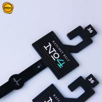 China Logo Printing Flexible Tail Plastic Belt Hangers 6.5g for sale